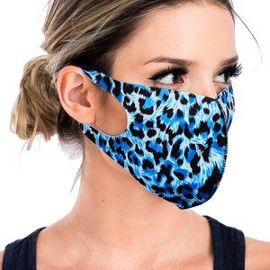 Accessories | Leopard Print Animal Print Reusable Face Mask | Poshmark